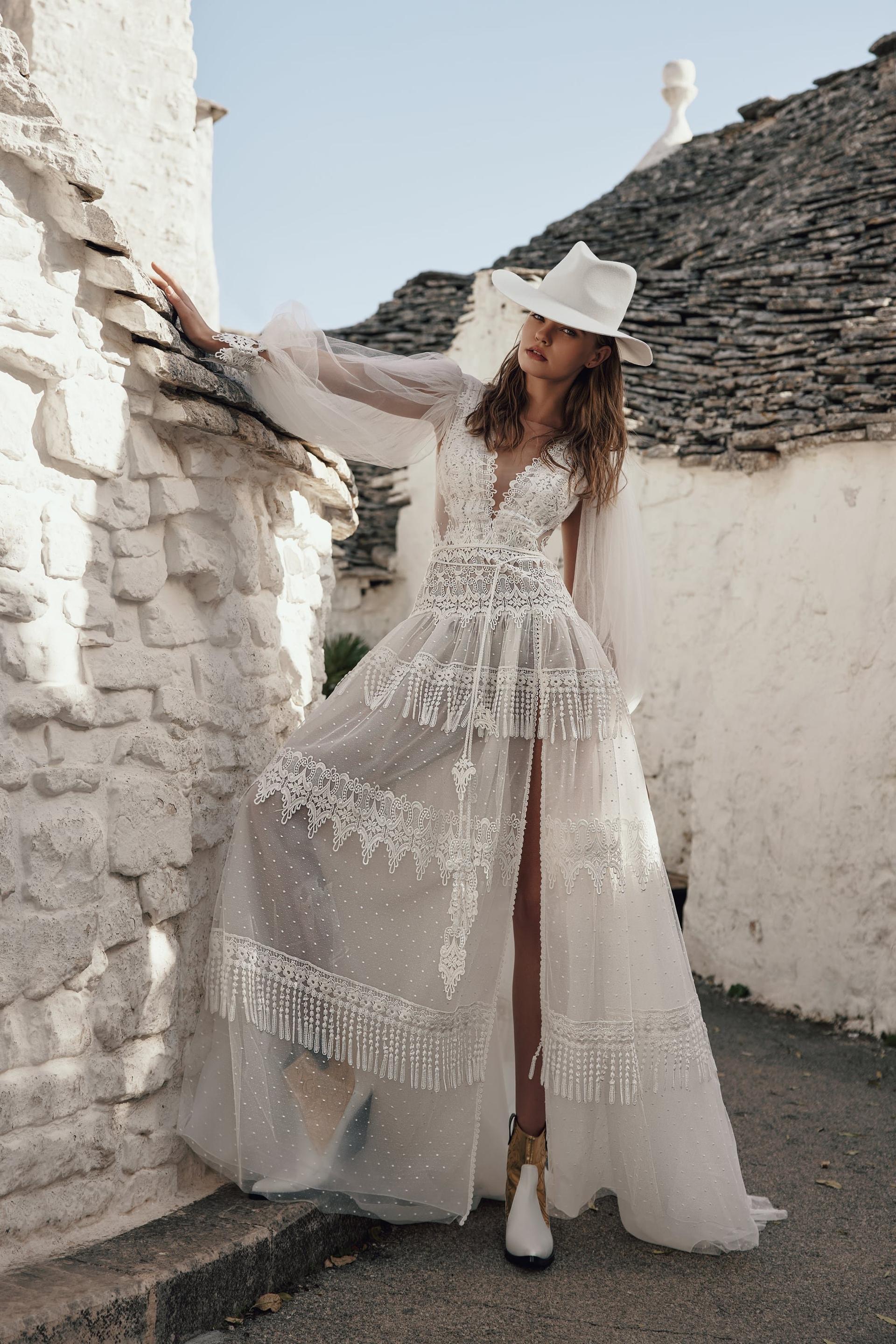 Abiti da sposa country chic: 50 modelli